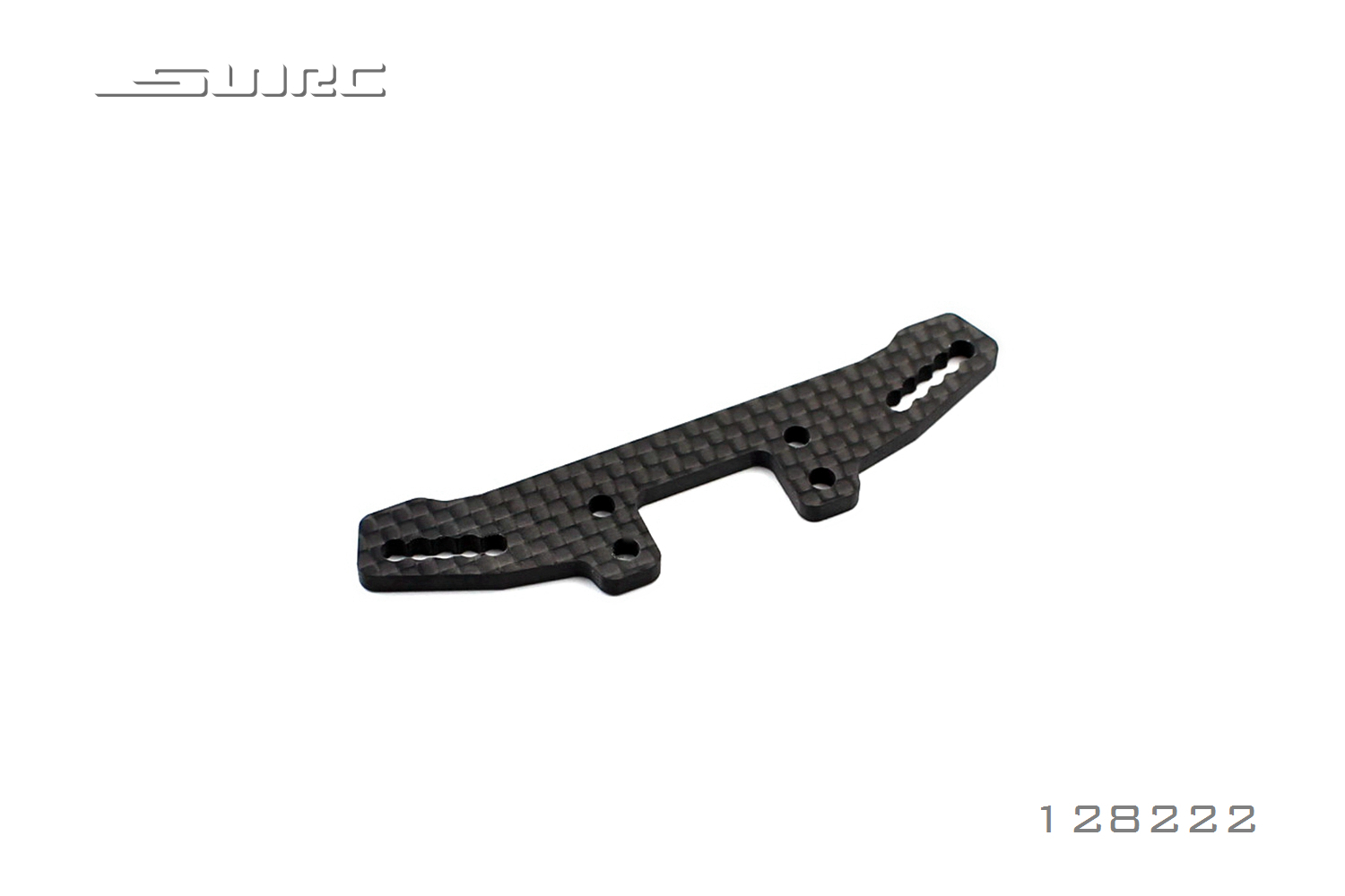 SNRC 1/10配件 128222 碳纤低重心前避震架3.0mm - www.sn-rc.com