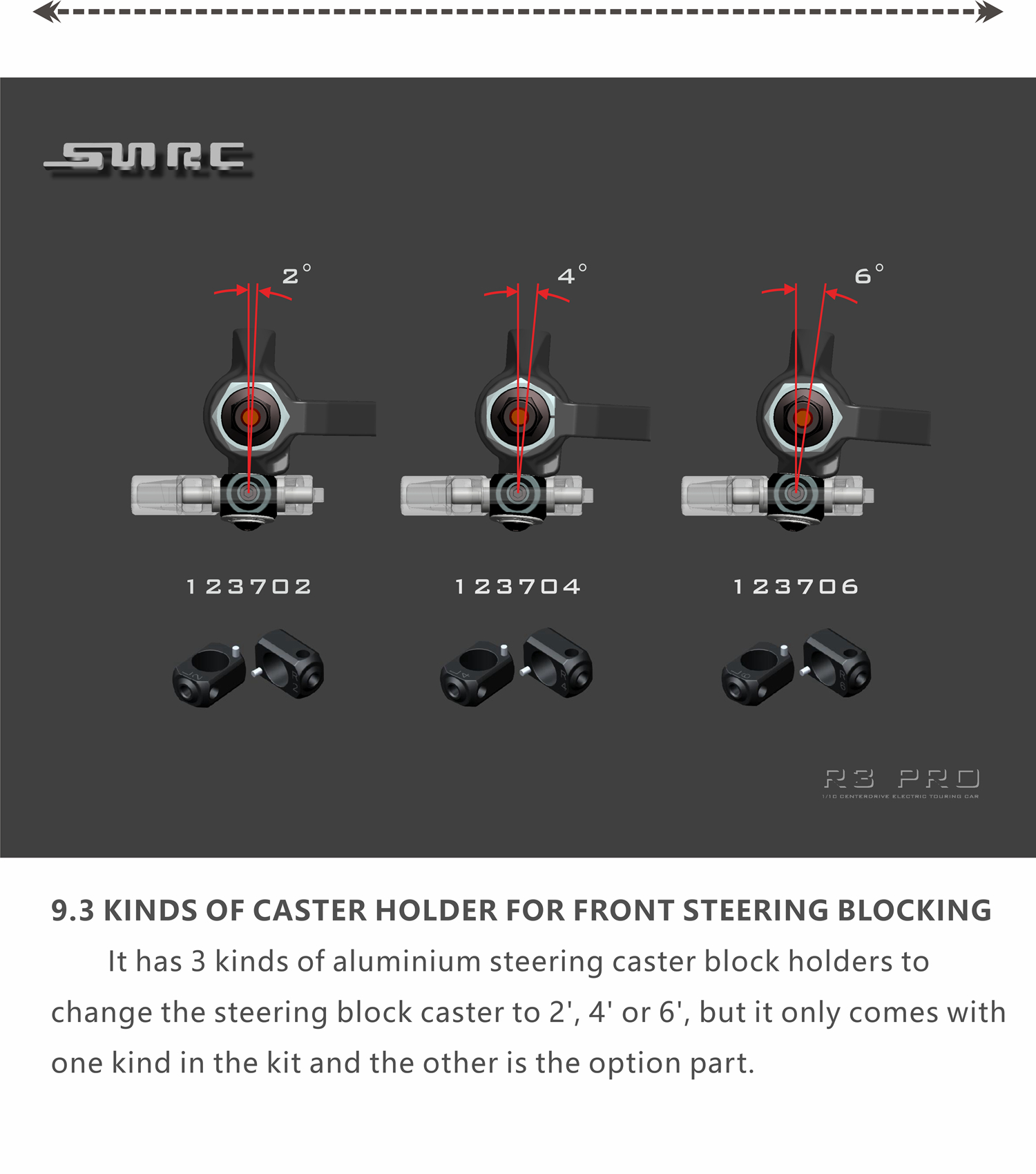 SNRC R3-PRO V2 1/10 STANDARD CARBON FIBER CENTER ELECTRIC HOUSE FRAME ...