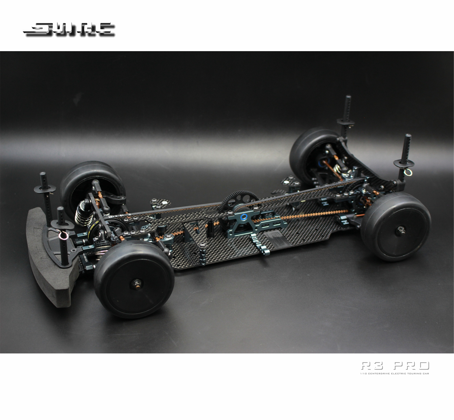 SNRC R3-PRO V2 1/10 STANDARD CARBON FIBER CENTER ELECTRIC HOUSE FRAME ...