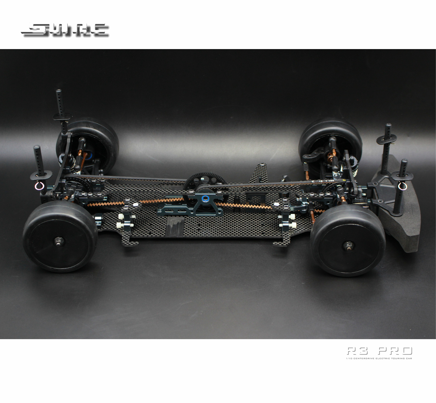 SNRC R3-PRO V2 1/10 STANDARD CARBON FIBER CENTER ELECTRIC HOUSE FRAME ...