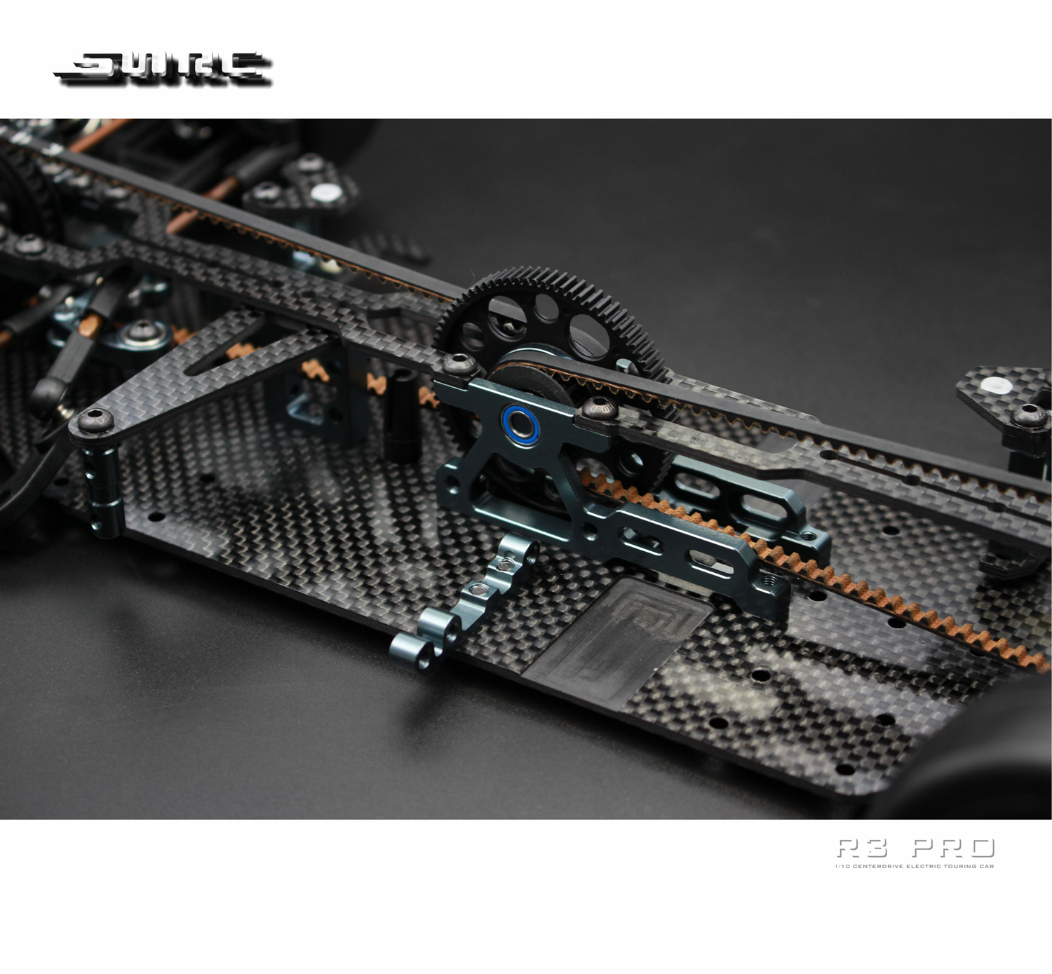 SNRC R3-PRO V2 1/10 STANDARD CARBON FIBER CENTER ELECTRIC HOUSE FRAME ...